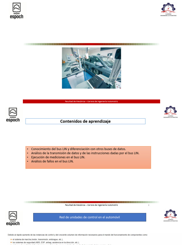 Protocolo y Análisis del Bus LIN | PDF | Industria automotriz