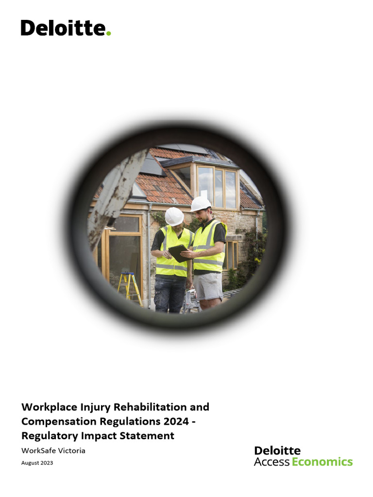 WIRC Regulations 2024 Regulatory Impact Statement | PDF | Workers ...
