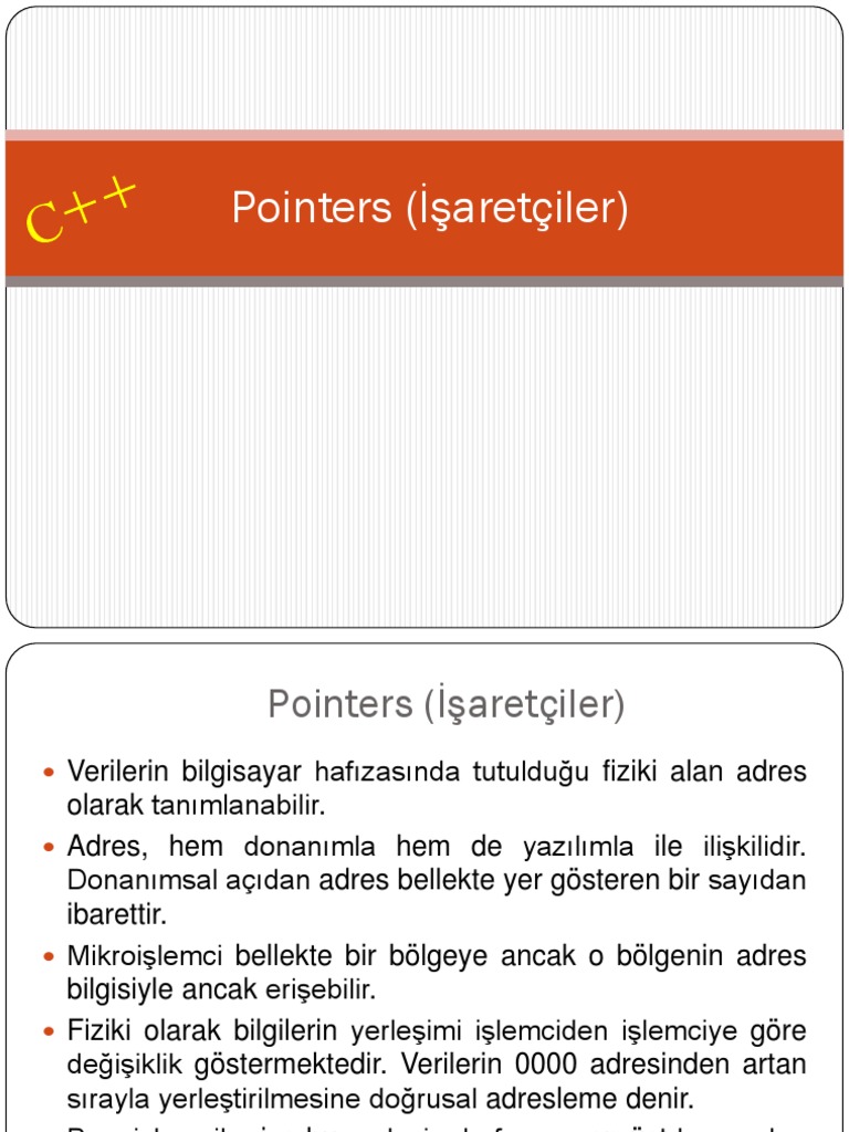 Pointer | PDF