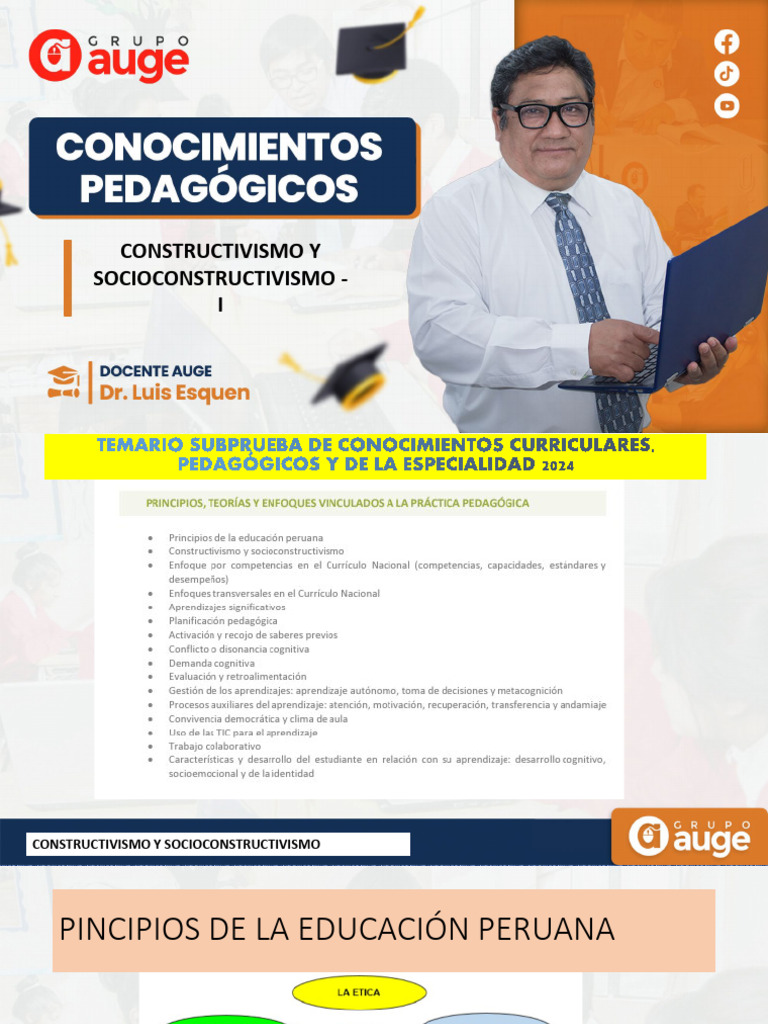 Constructivismo y Socioconstructivismo | PDF | Constructivismo (filosofía de la educación ...