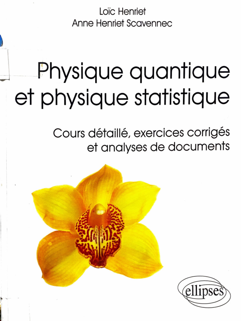 Physique Quantique Et Physique Statistique | PDF