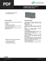 Arteche DS BJ8 R en | PDF | Relay | Electromagnetic Compatibility
