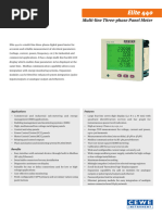 Secure Elite 300 Multifunction Meter | PDF | Power Supply | Electrical ...