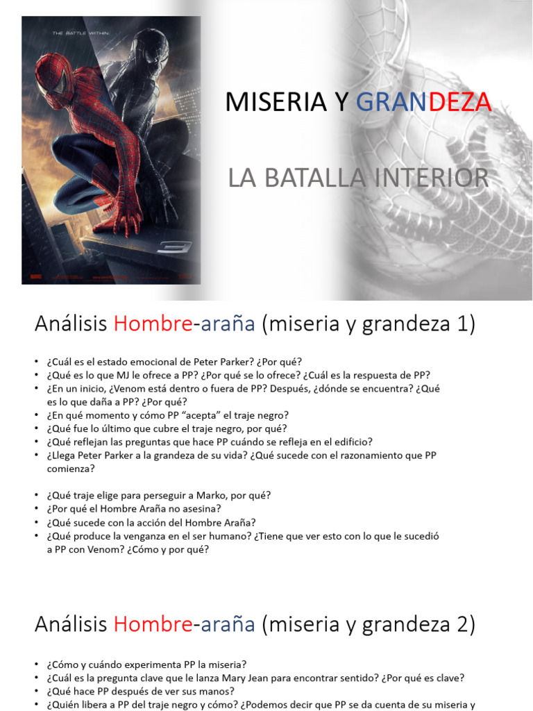 Hombre Araña | PDF
