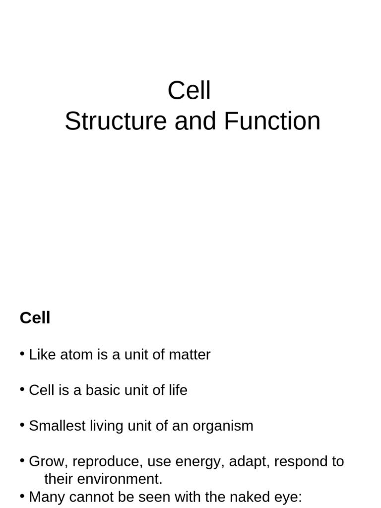 IBT01 L1a Cell Structure | PDF | Cell (Biology) | Endoplasmic Reticulum