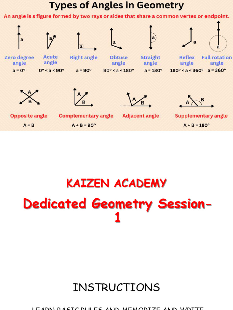 Geometry Dedicated 1 | PDF