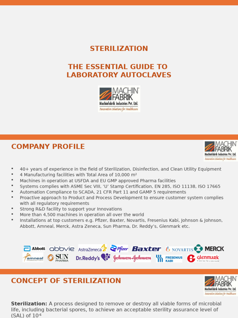 Lab Autoclave MachinFabrik 6.17.25 | PDF | Sterilization (Microbiology ...
