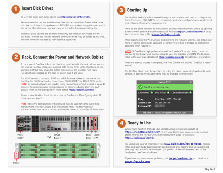 OneBlox 4312 Quick Start Guide | PDF | World Wide Web | Internet & Web