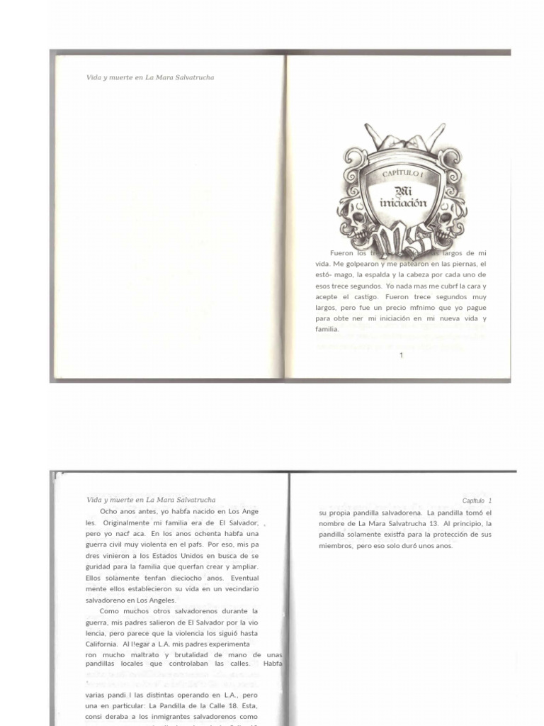 Vida y muerte en la Mara Salvatrucha | PDF | Sra. 13 | Pandilla