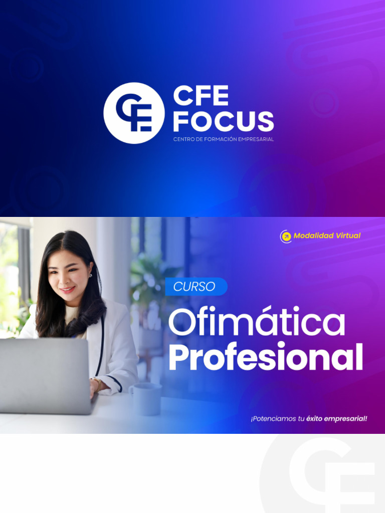 Módulo 01 - Ofimática Profesional | PDF | Interfaces gráficas de usuario | Procesador de textos