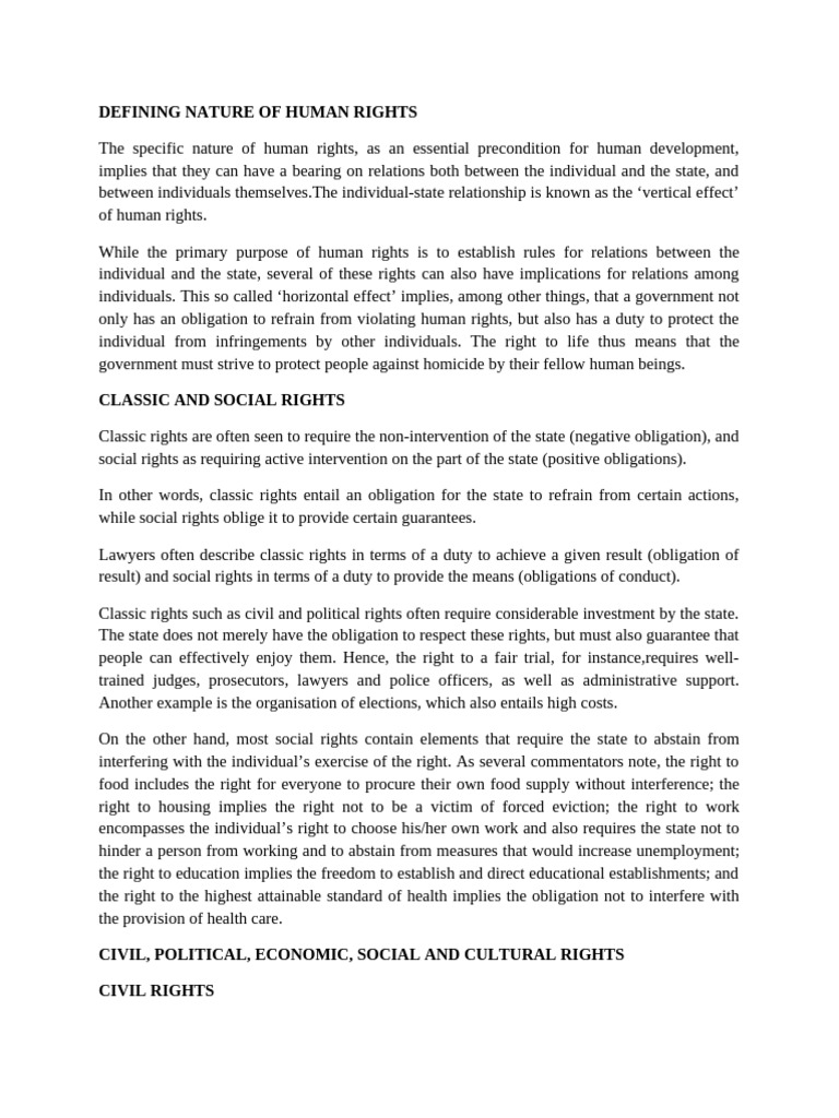 Basic Terminology of Human Rights | PDF | Human Rights | Rights