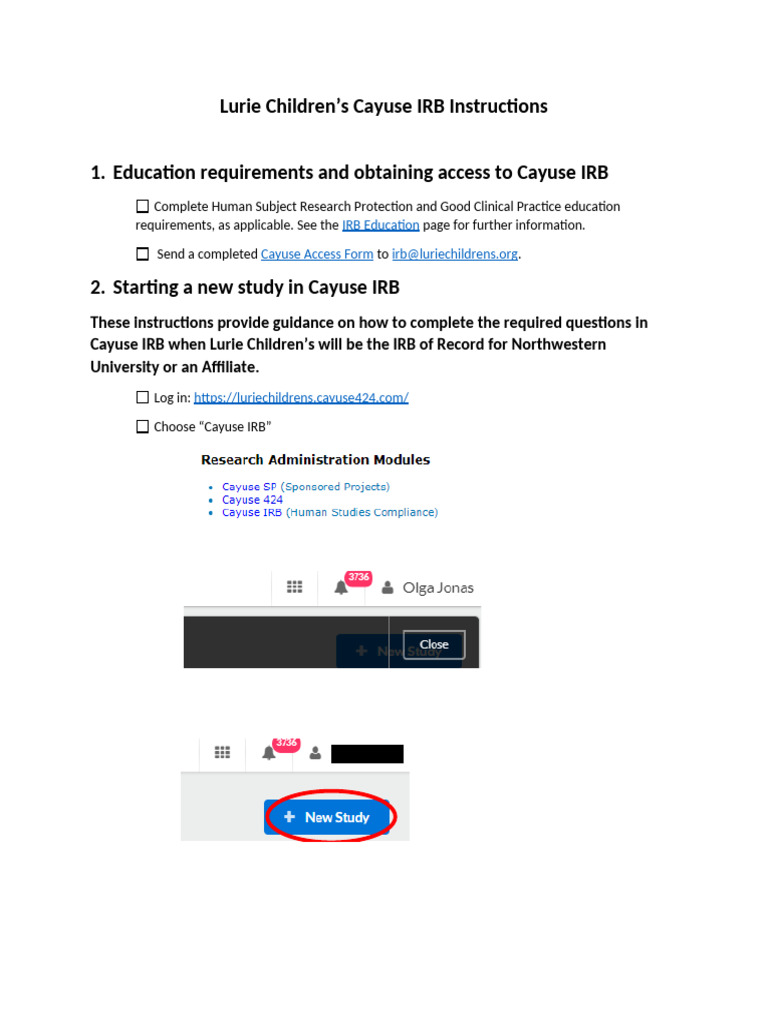 Cayuse Irb Process Map Simplified | PDF | Software