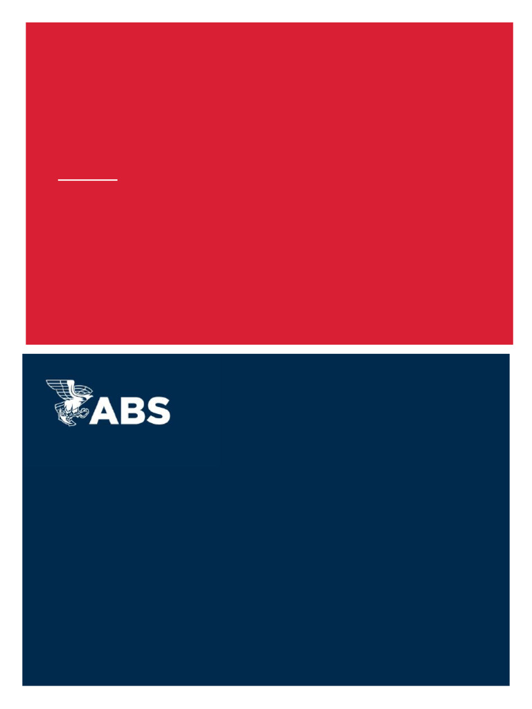 Overview of ABS Rules and Guides | PDF | Ships | Water Transport