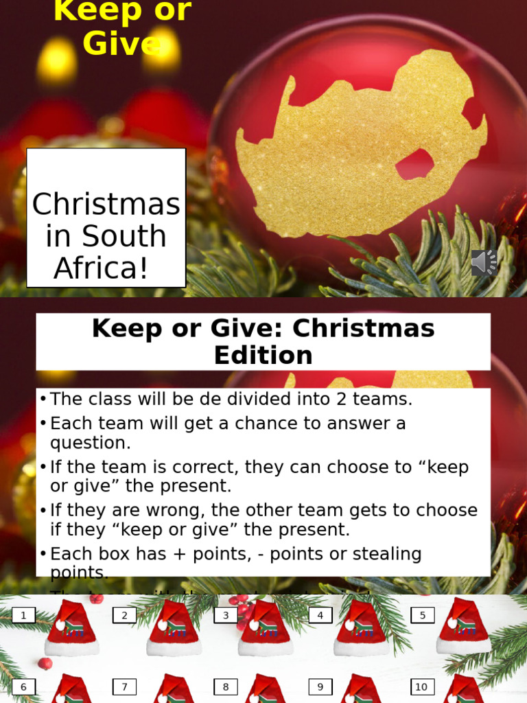 Christmas in South Africa | PDF | Christmas | Foods