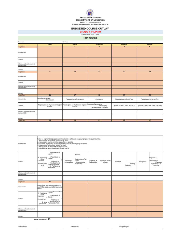 Bco - Filipino 7 | PDF