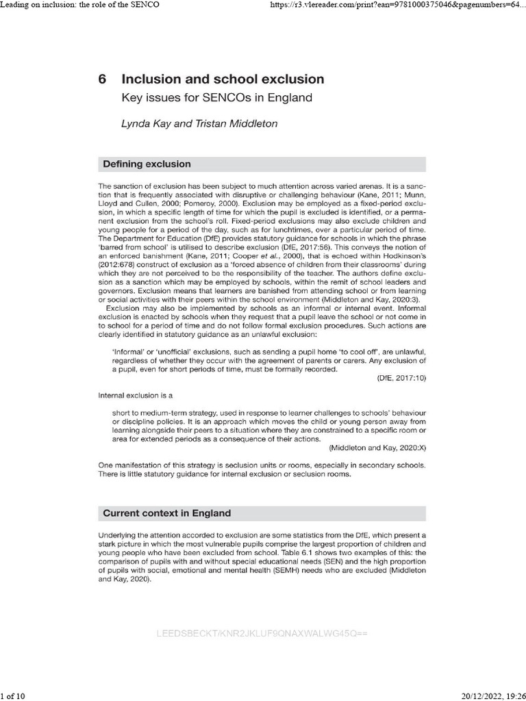 Beaton Inclusion | PDF