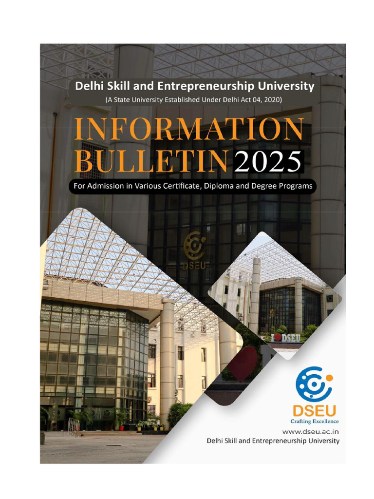 DSEU Admission Brochure 2025 | PDF