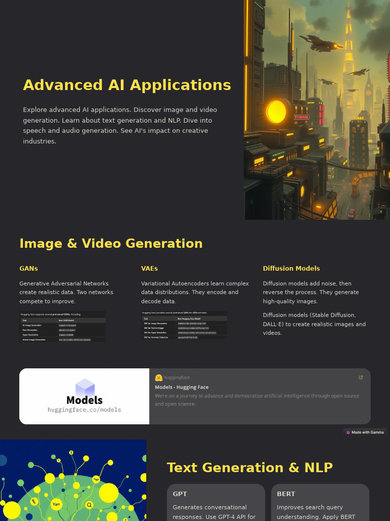 Advanced AI Applications | PDF | Artificial Intelligence | Intelligence (AI) & Semantics