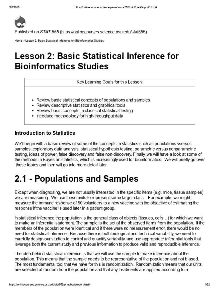 Basi Concepts | PDF | Statistics | P Value
