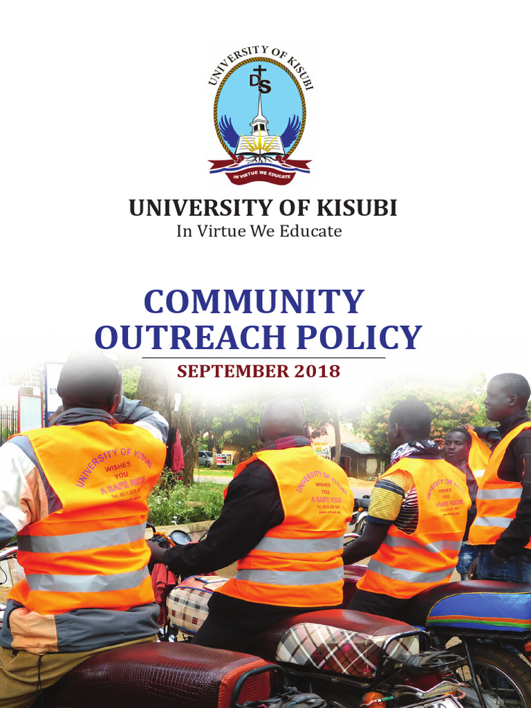 Community Outreach Policy 2018 WEB | PDF | Policy | Community
