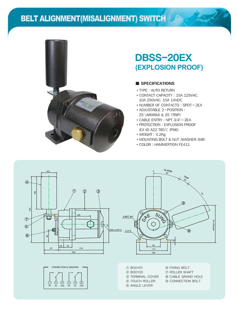 2 - DBSS-20EX - Belt Mis Alignmemt | PDF