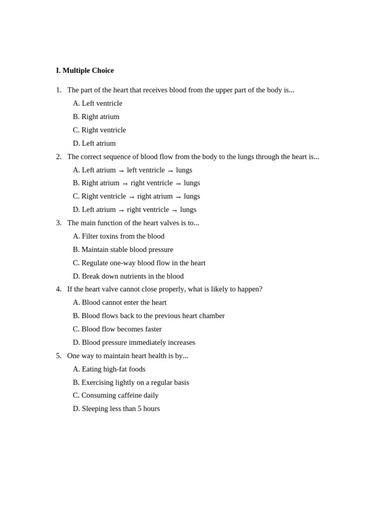 Pre Post Test | PDF