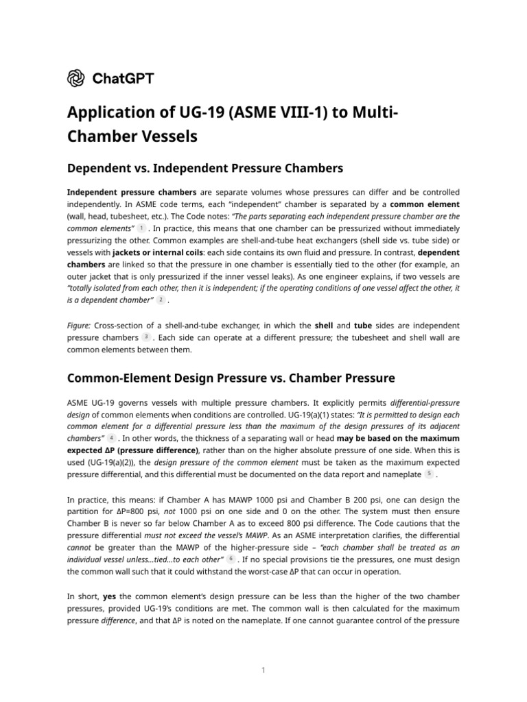 UG-19: Differential Pressure Design Guide | PDF | Pipe (Fluid ...