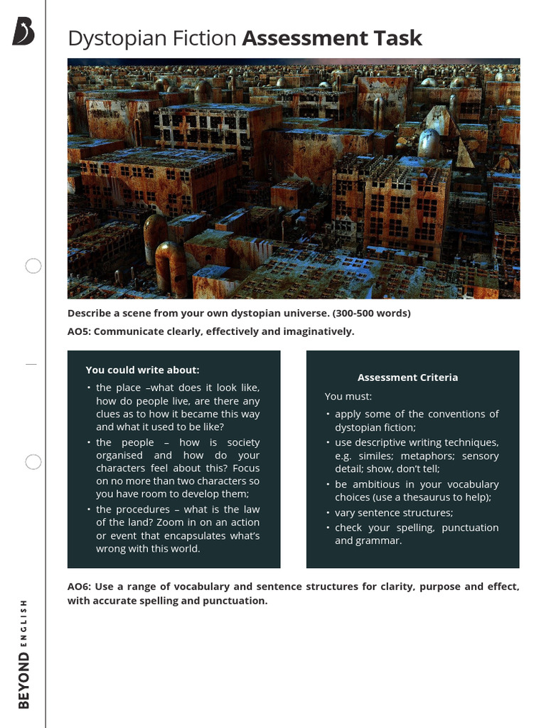 Dystopian Fiction Writing Guidelines | PDF