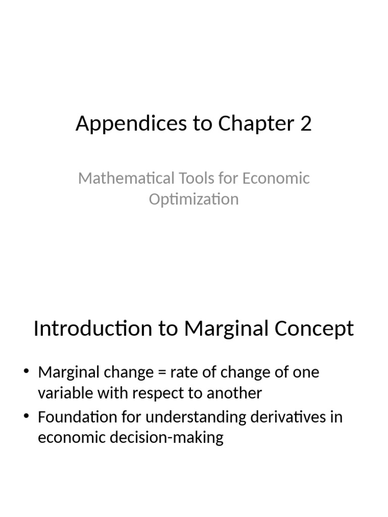 Economic Optimization | PDF