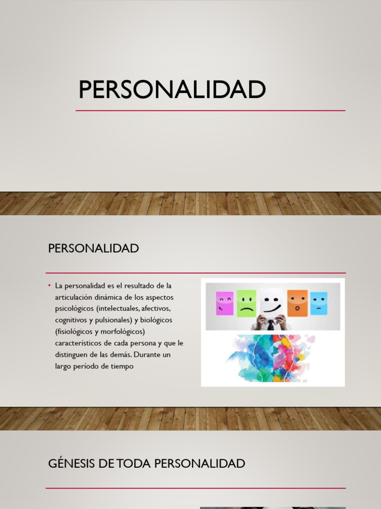 Personalidad | PDF | Temperamento | Adultos