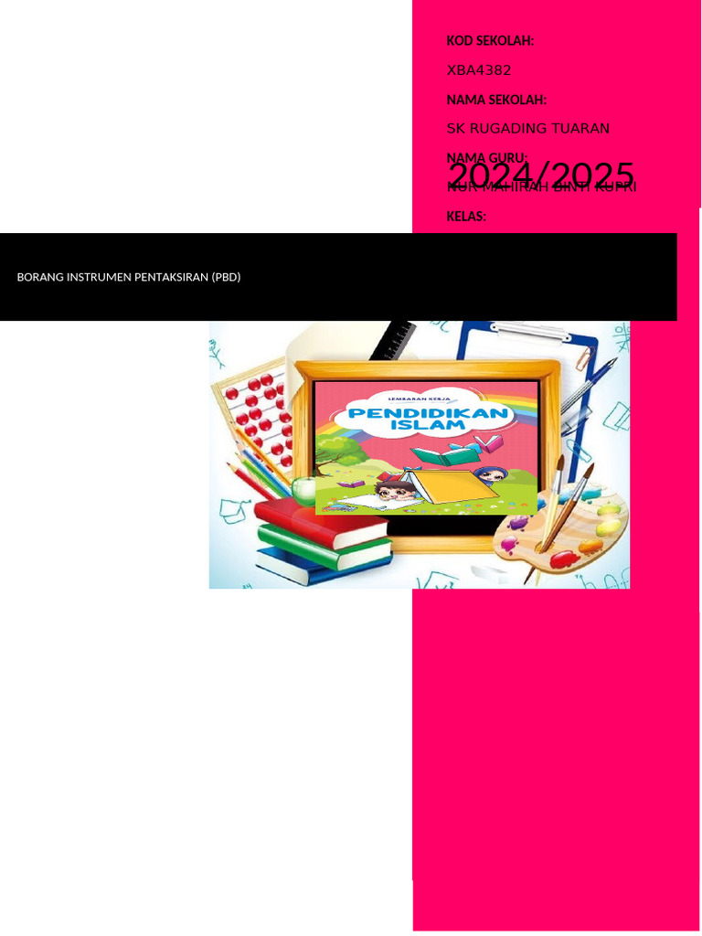 Panduan PBD SK Rugading Tuaran | PDF