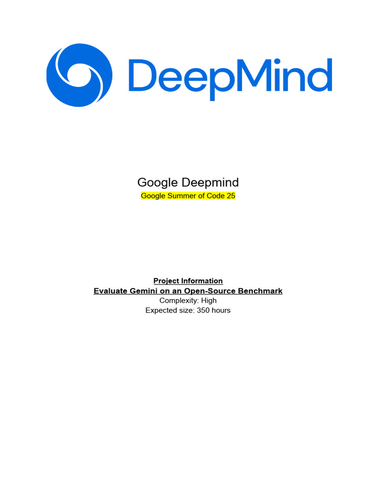 Evaluating Gemini: Open-Source Benchmark Project | PDF | Benchmarking ...