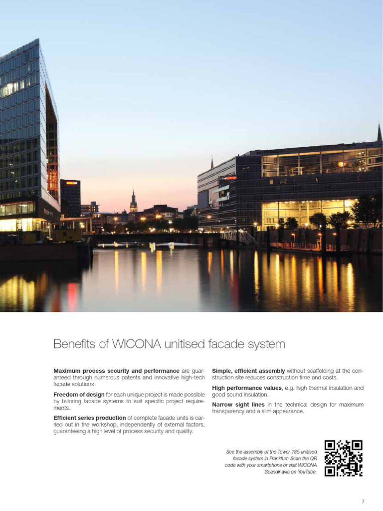 WICONA Unitised Facade Solutions | PDF | Building Insulation | Building ...