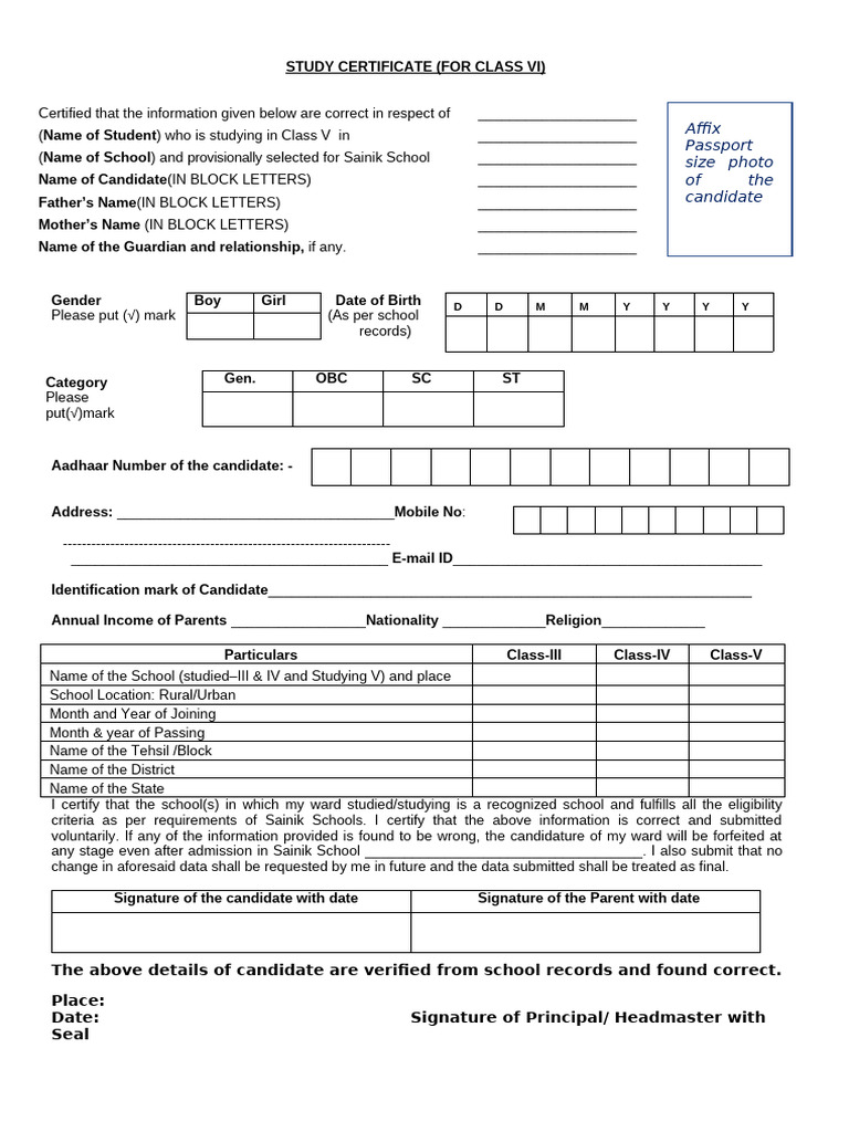Study Certificate | PDF | Government And Personhood