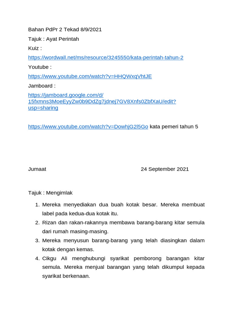Bahan PDPR 2 Tekad | PDF
