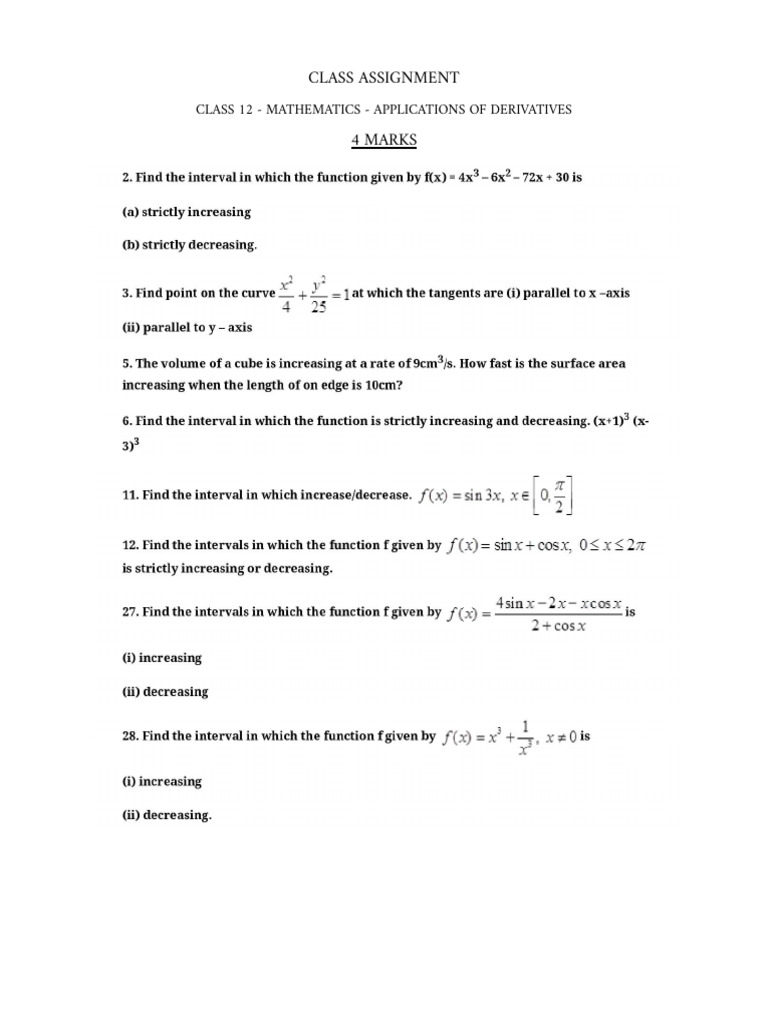 Class Assignment 12 Ch6 | PDF