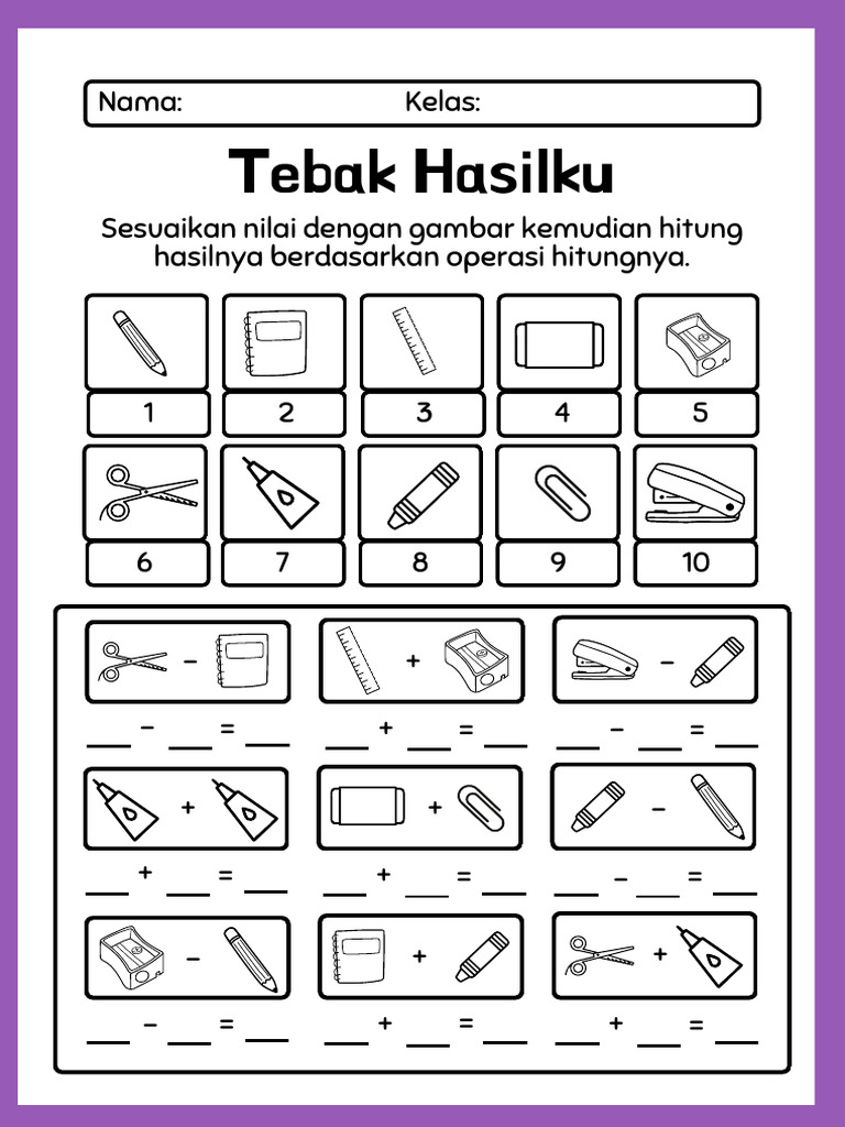 Soal Coding Penjumlahan Matematika SD | PDF