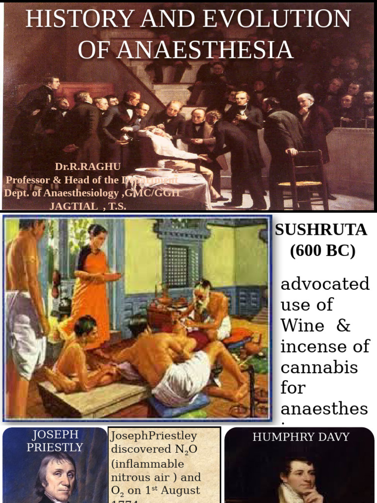 History of Anesthesia Evolution | PDF | Anesthesia | Chloroform