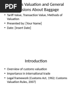 Customs Valuation Rules 2007 | PDF | Prices | Sales
