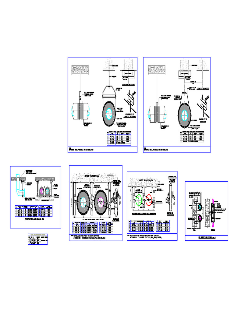 Typical Pipe Connection Details - Model | PDF