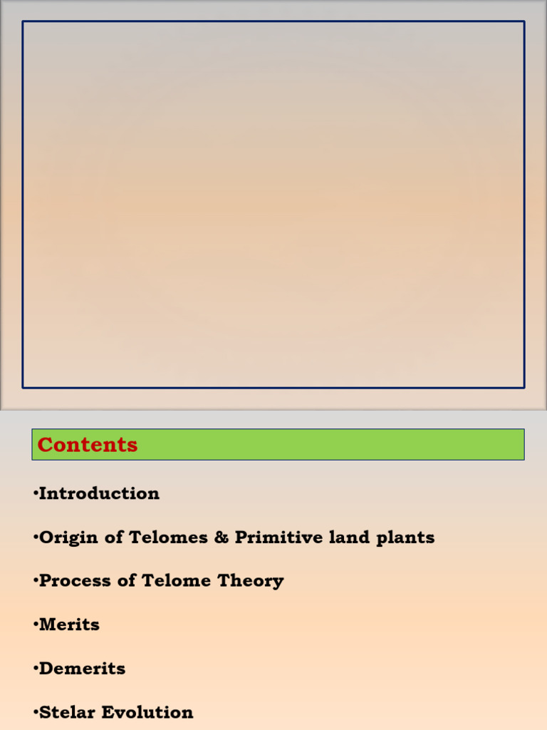 Pteridophytes-Telome Theory (BSCBO-103) by Dr. Prabha Dhondiyal | PDF ...