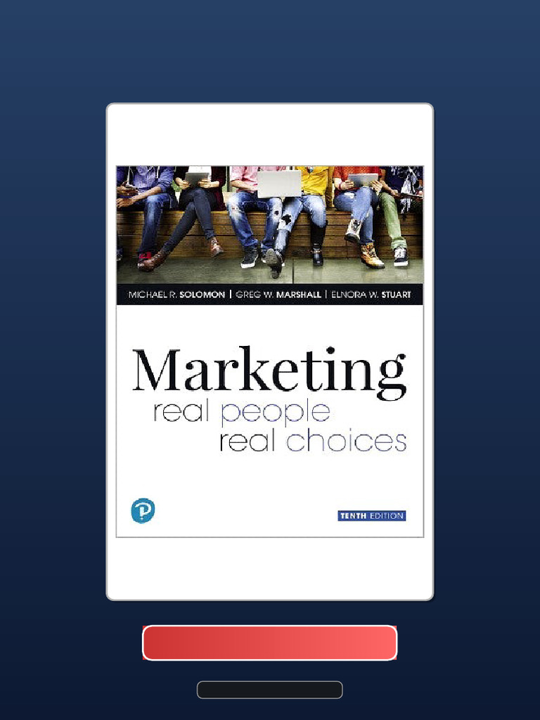 Marketing Real People Real Choices 10th Edition Michael R Solomon Greg ...