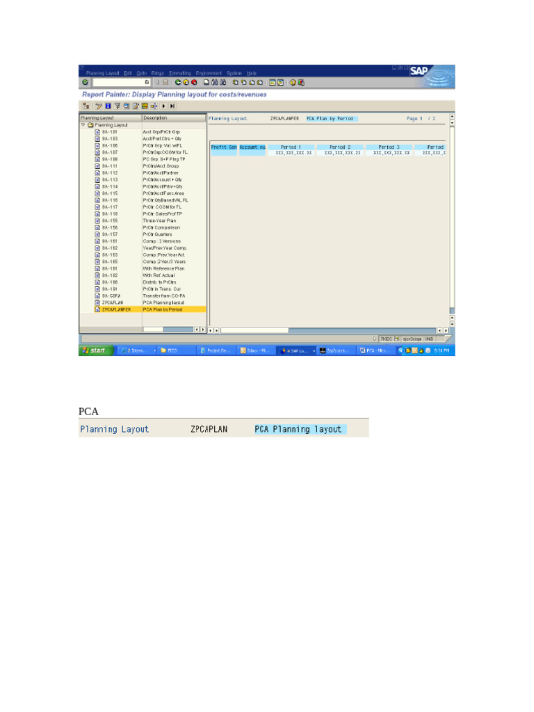 PCA Plan Excel Upload | PDF