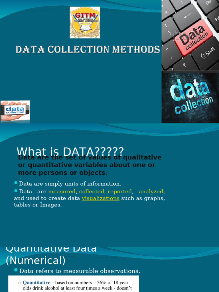 MethodsofDatacollection | PDF | Questionnaire | Data