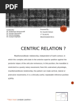 Centric Relation: Seminar Presented By:-Ankita Sethi Bds Final Year | PDF | Dental Anatomy ...