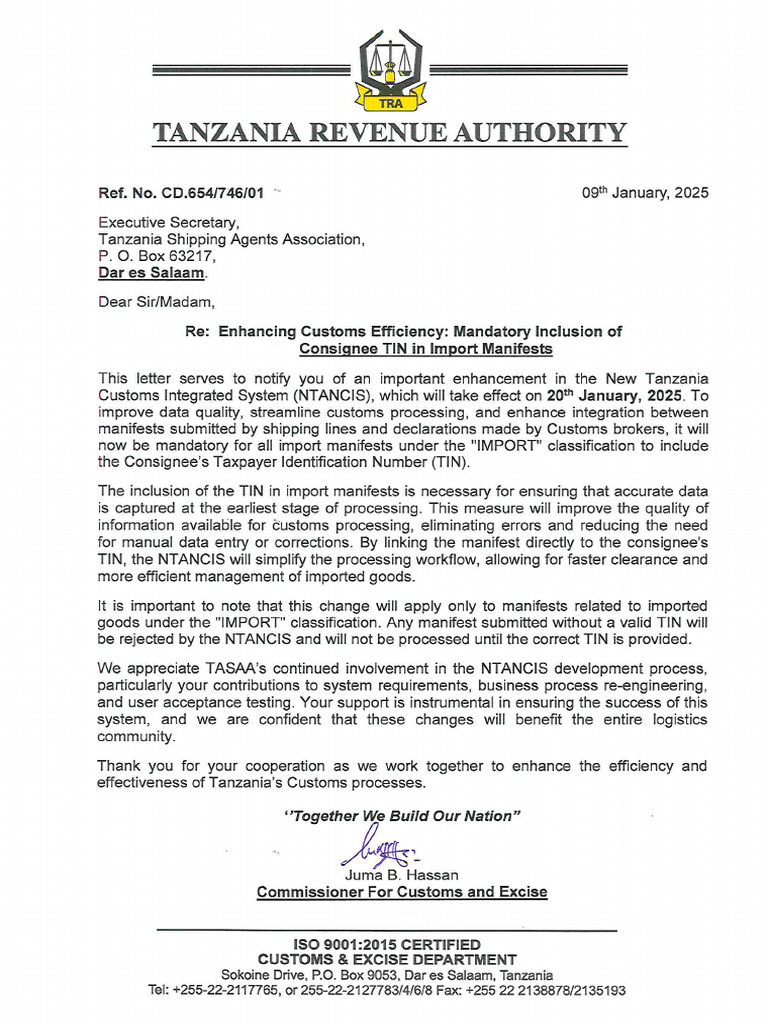 TRA Letter | PDF