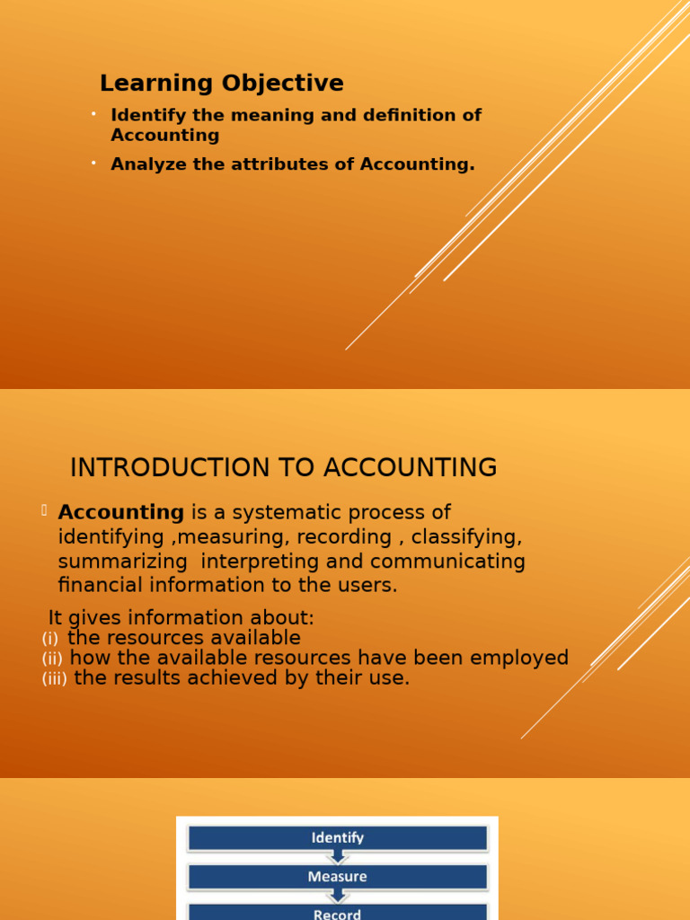 Introduction To Accounting | PDF | Accounting | Information