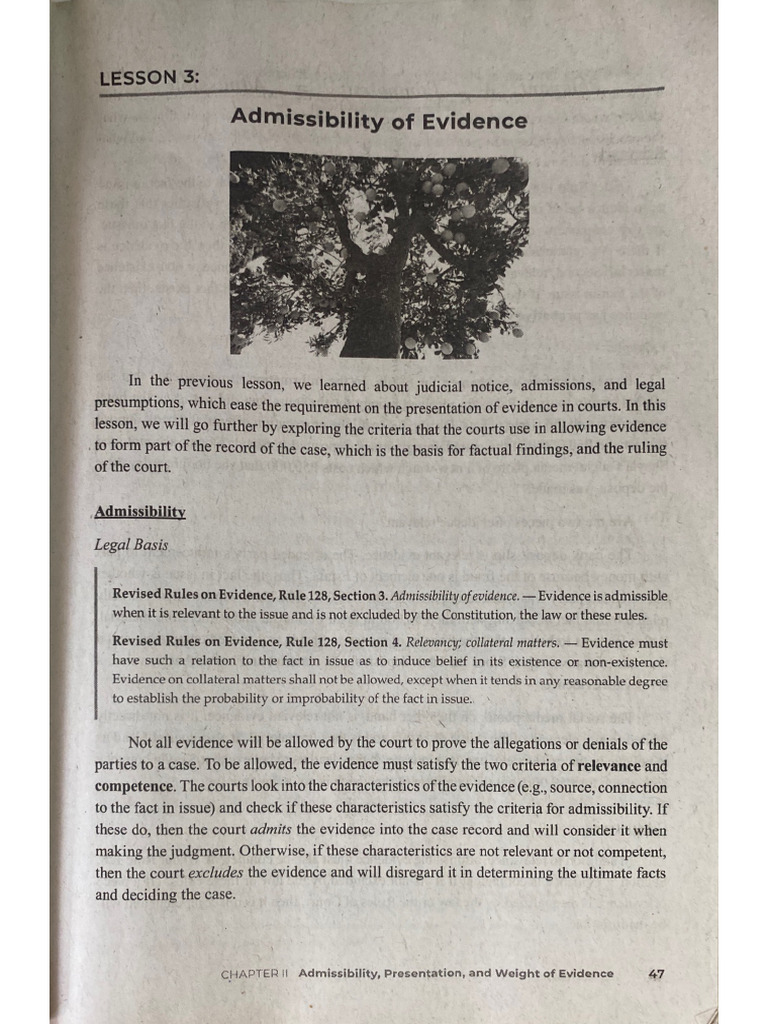 Lesson 3 Evidence | PDF