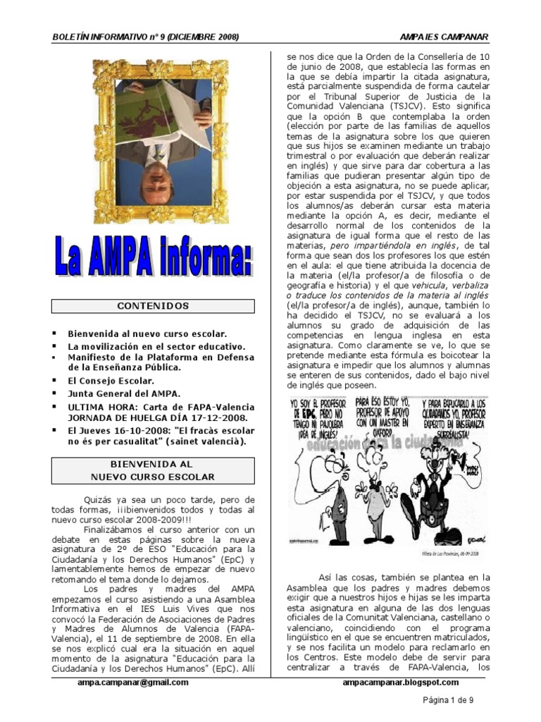 Boletin 9 | PDF | Educación Secundaria | Educación primaria