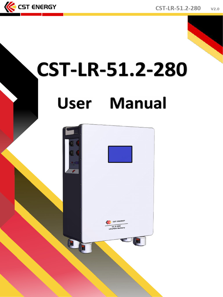 CST LR 51.2 280 User Manual V2.0 1 | PDF | Power Inverter ...